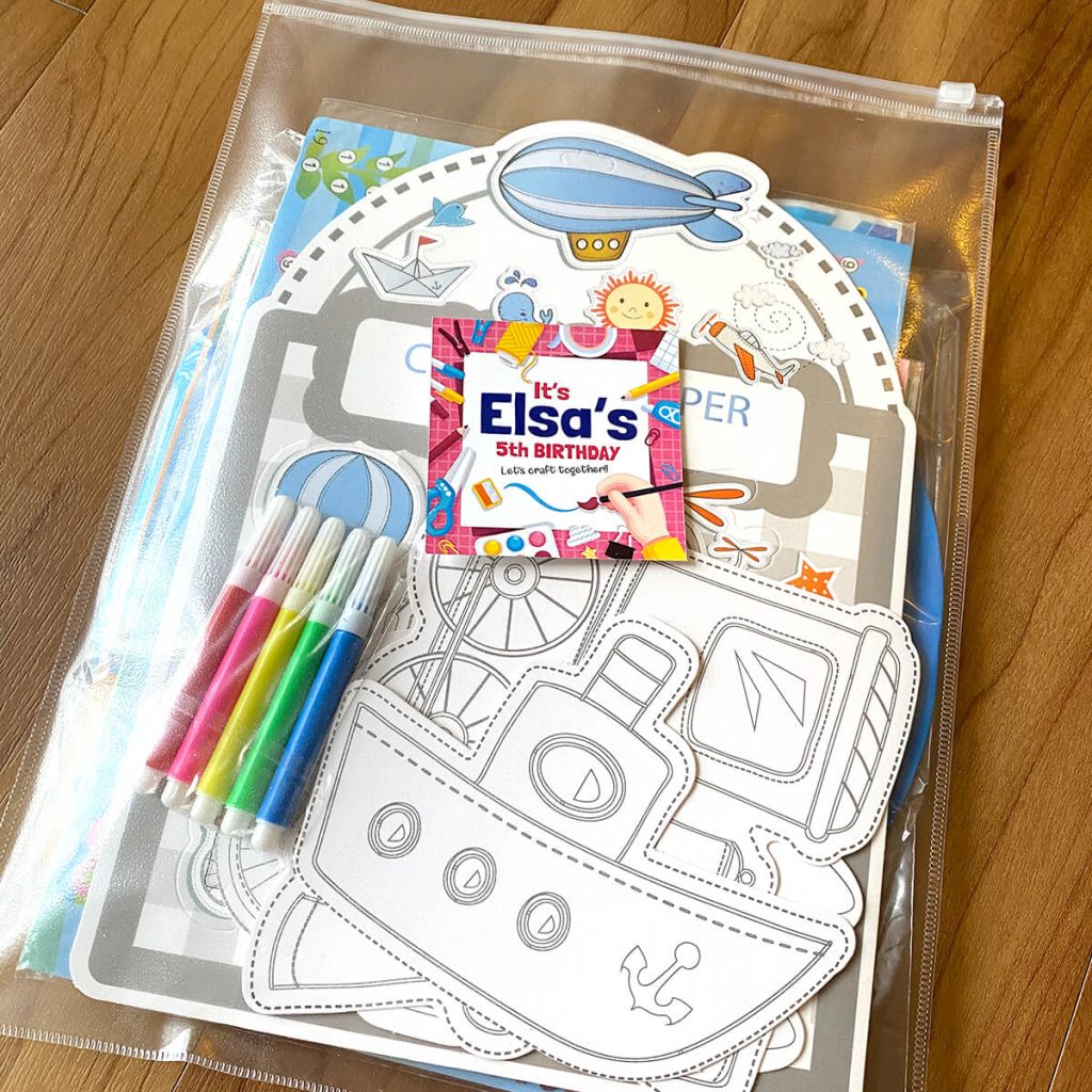 Art and Craft Theme - Birthday Party Pack / Goodies / Gift Set/ Door ...