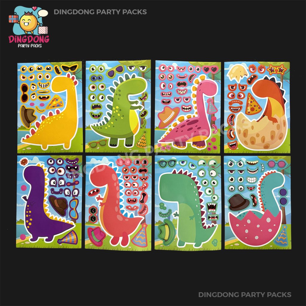 Dinosaur Box Theme Set - Birthday Party Pack / Goodies / Gift Set/ Door ...